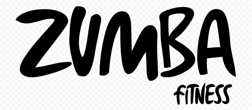 HD Zumba Fitness Text Black Logo Transparent PNG | Citypng