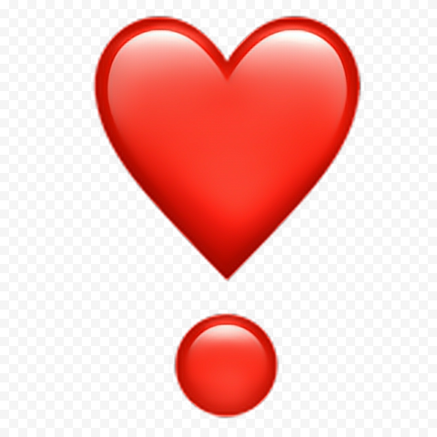 Heart Exclamation Point Love Emoji | Citypng