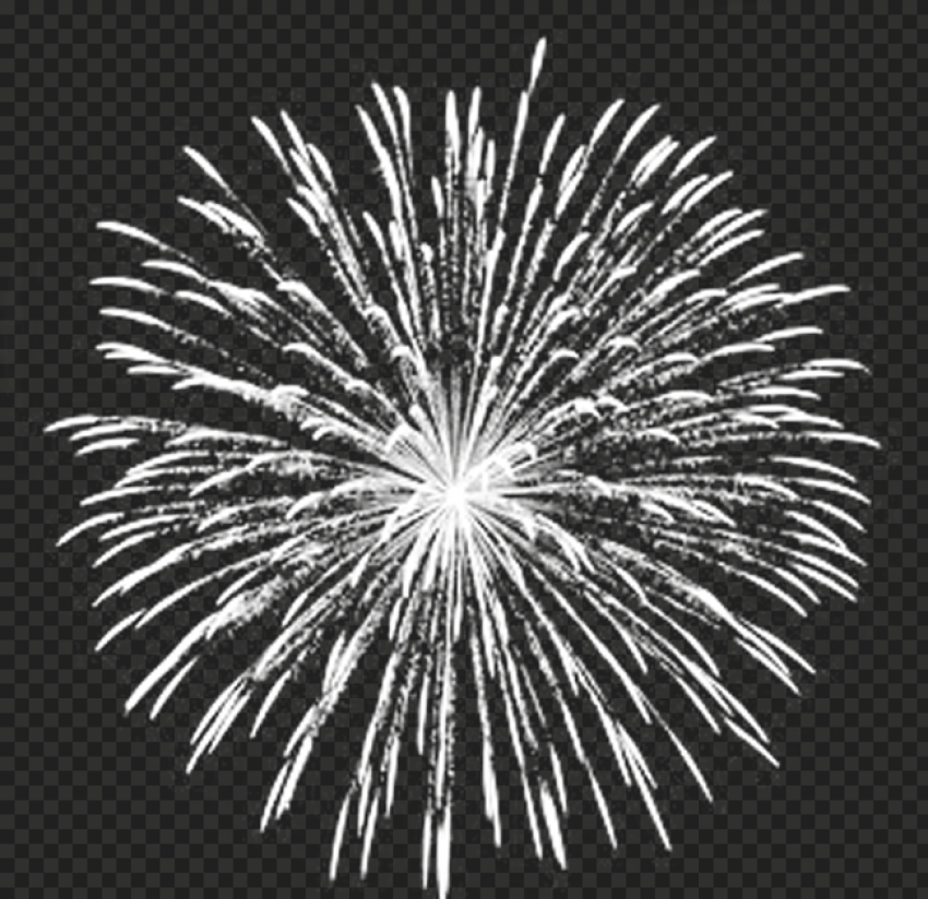 Holiday White Fireworks Transparent PNG | Citypng