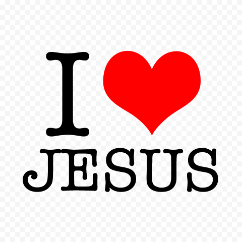 I Love Jesus Signage Transparent Background | Citypng