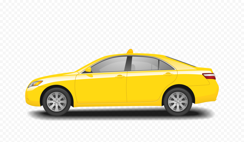 Illustration Cartoon Taxi Cab Car Auto PNG IMG | Citypng