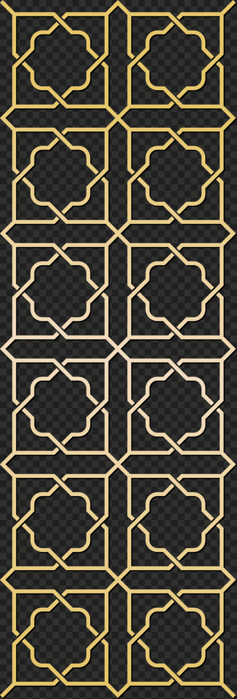 Islamic Arabic Gold Pattern Image PNG | Citypng