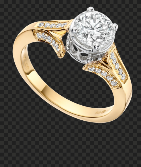 Gold Diamond Ring Png