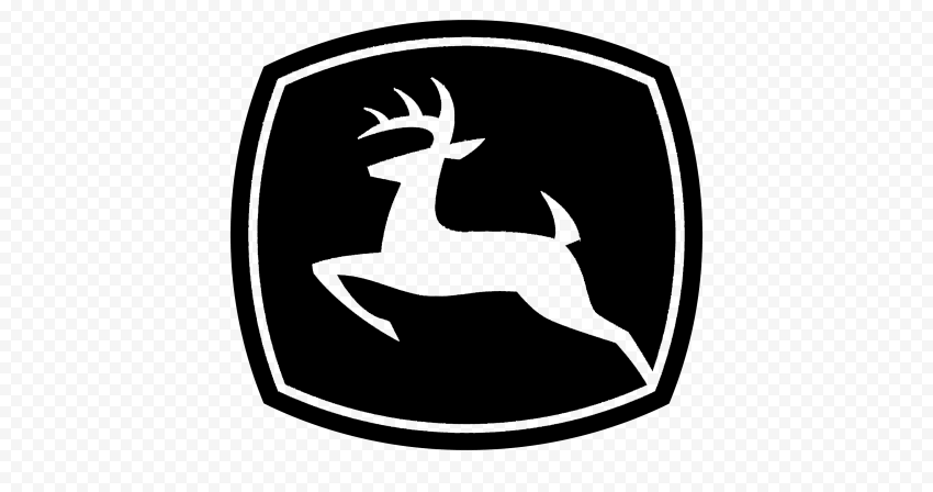 John Deere Black Logo Symbol Icon HD PNG | Citypng