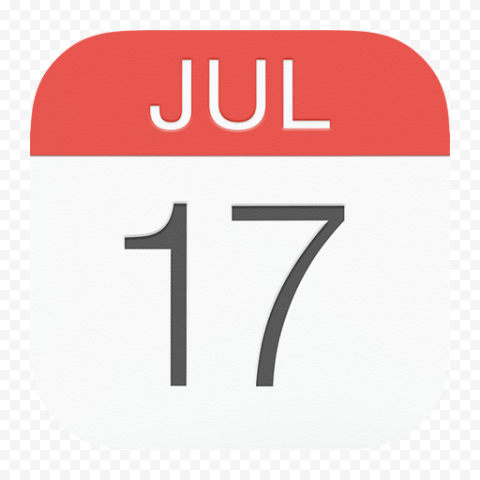 July 17 Calendar Vector Icon | Citypng