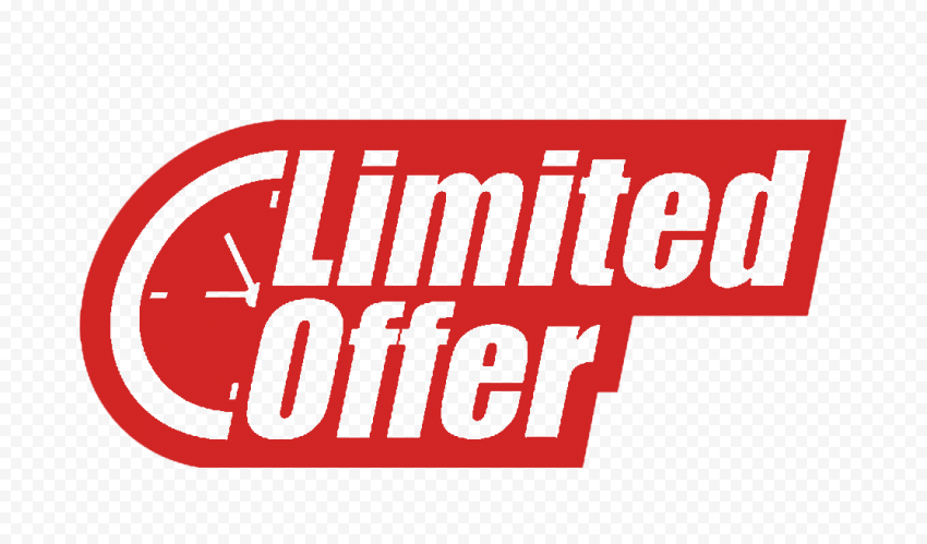 Limited Offer Red Label Sign Logo PNG Image | Citypng