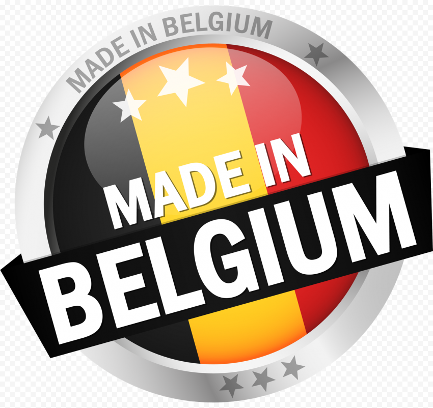 Made In Belgium Label Logo HD PNG | Citypng