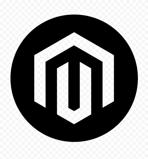 Magento Round Black Logo Icon PNG | Citypng