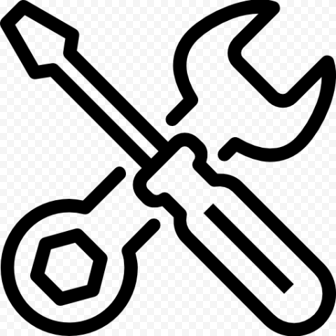 Maintenance Setting Black Icon | Citypng