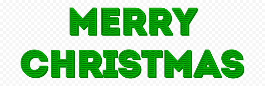 HD Green Glitter Merry Christmas Text Logo With Snowflakes PNG | Citypng