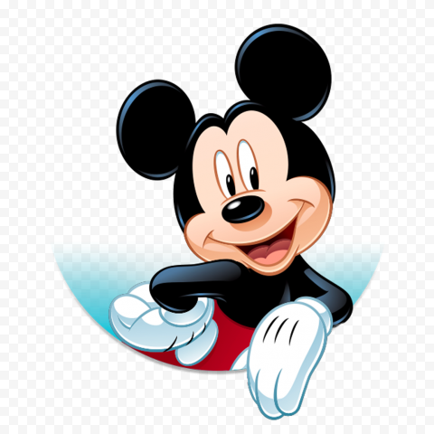 Mickey Mouse Face Round Logo PNG Image | Citypng