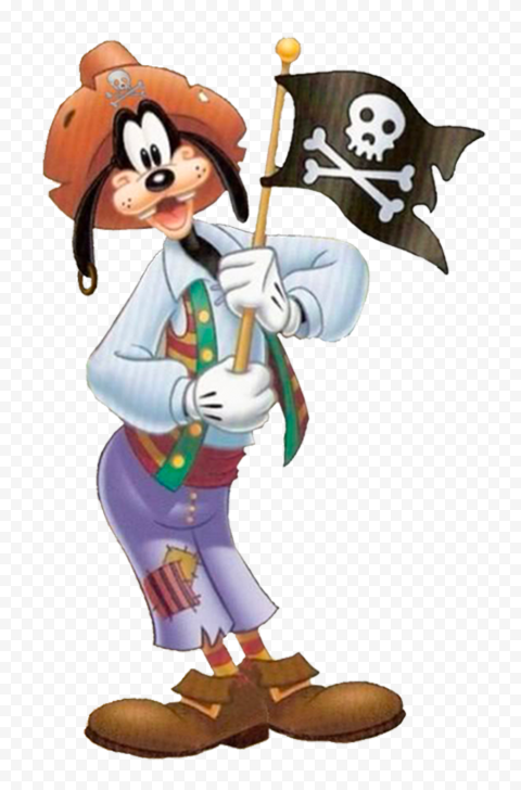 Mickey Mouse Goofy Pirate Costume HD PNG | Citypng