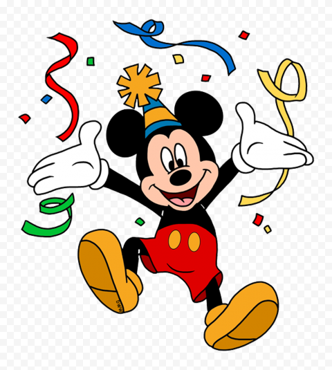 Mickey Mouse Party Celebration Happy Face HD PNG | Citypng