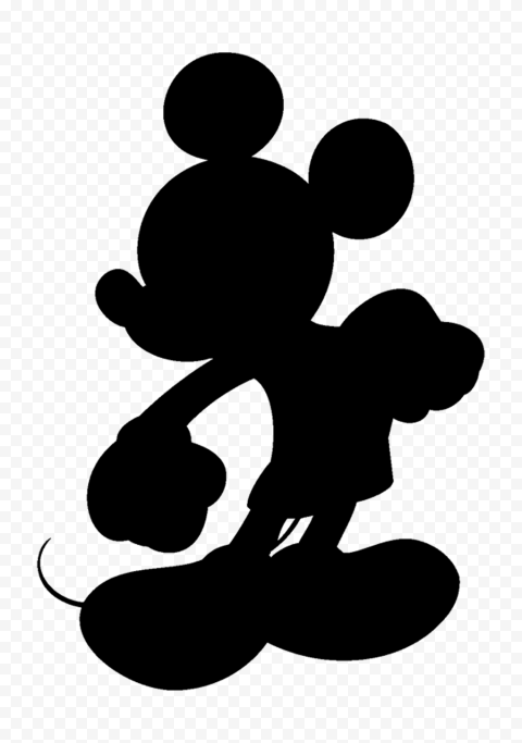 Mickey Head Silhouette Png