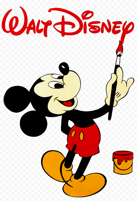 Mickey Mouse Writing Walt Disney Logo Image PNG | Citypng