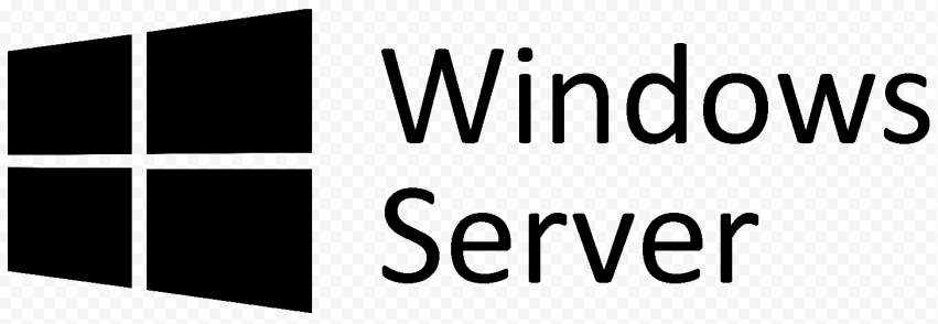 Microsoft Windows Server Black Logo PNG | Citypng