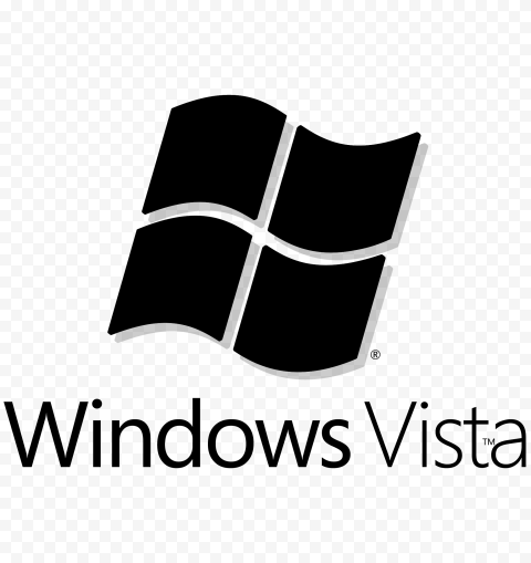 Windows Vista Logo Black