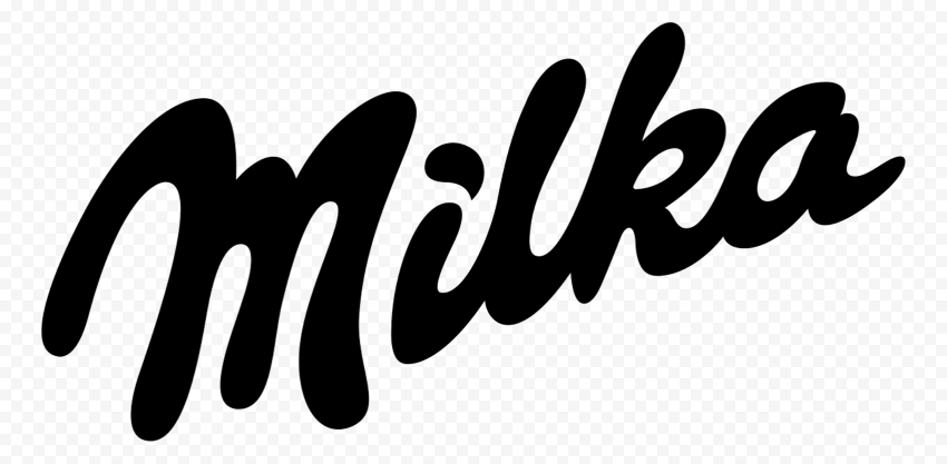 Milka Chocolate Black Logo Transparent PNG | Citypng
