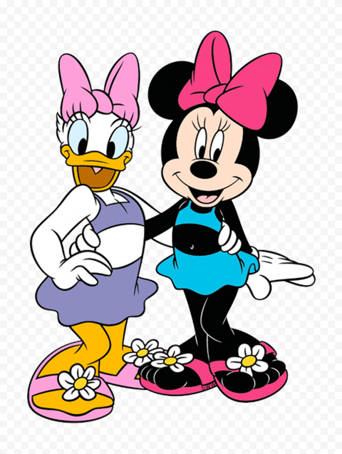 Minnie Mouse And Daisy Duck Bikini PNG | Citypng