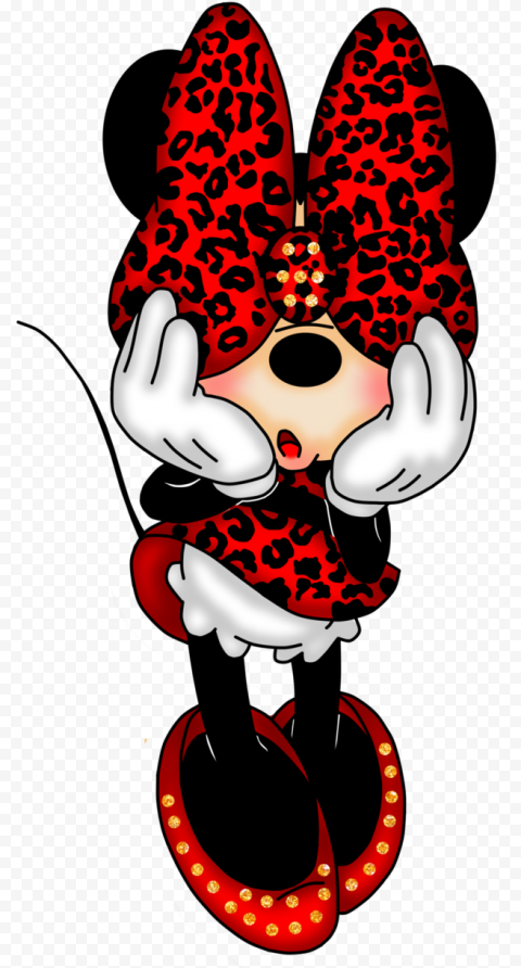 Minnie Mouse Bow Over Eyes HD PNG | Citypng