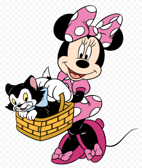 Minnie Mouse Holding A Cat PNG IMG | Citypng