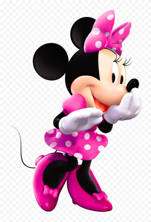 Minnie Mouse Illustration Laughing Face PNG | Citypng