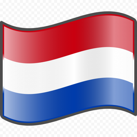 Netherlands Square Metal Framed Flag Icon PNG | Citypng
