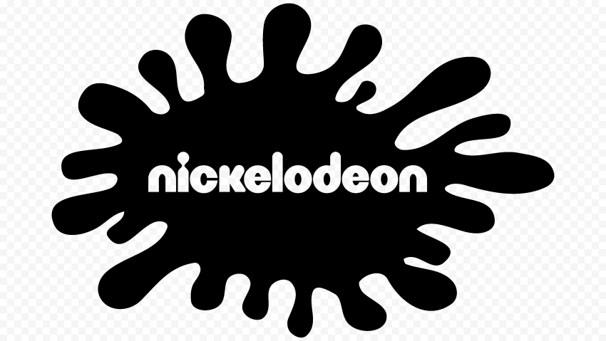 Nickelodeon Nick Black Splash Logo Icon PNG | Citypng
