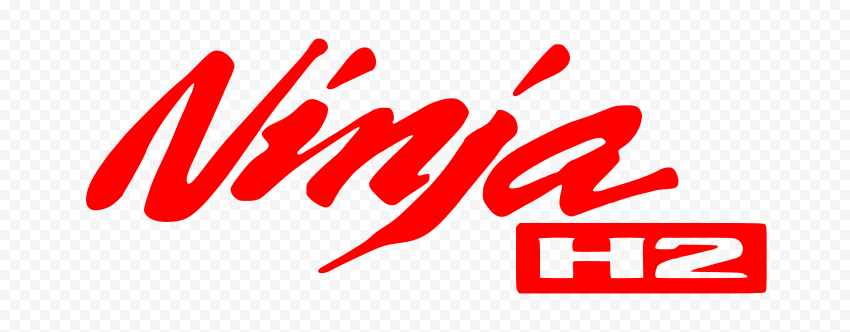 Ninja Kawasaki H2 Red Logo PNG | Citypng