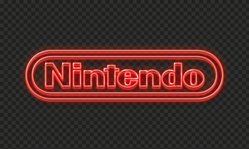 Nintendo Red Neon Logo PNG | Citypng