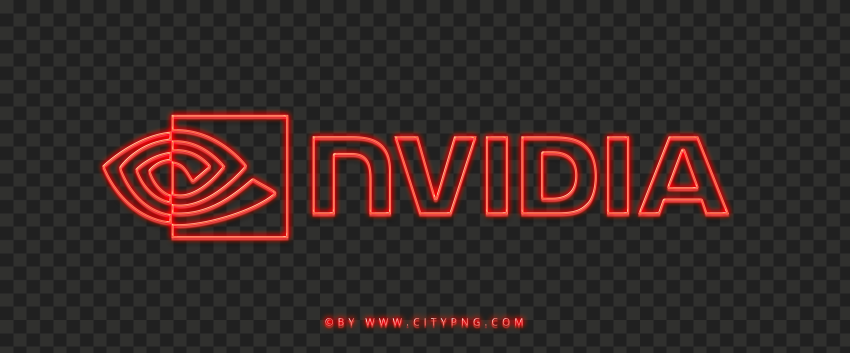 Nvidia Red Neon Logo Transparent Background | Citypng