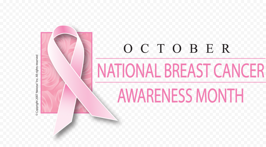 October Breast Cancer Awareness Month HD PNG | Citypng