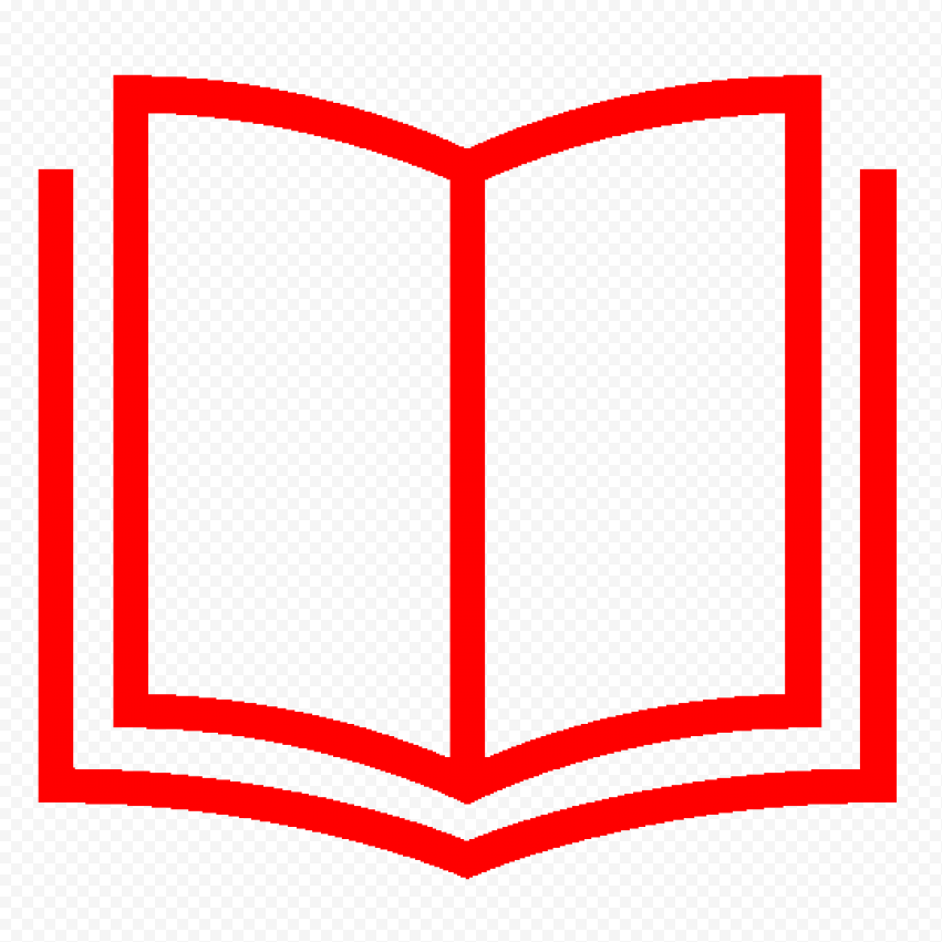 Open Book Red Icon Symbol PNG IMG | Citypng