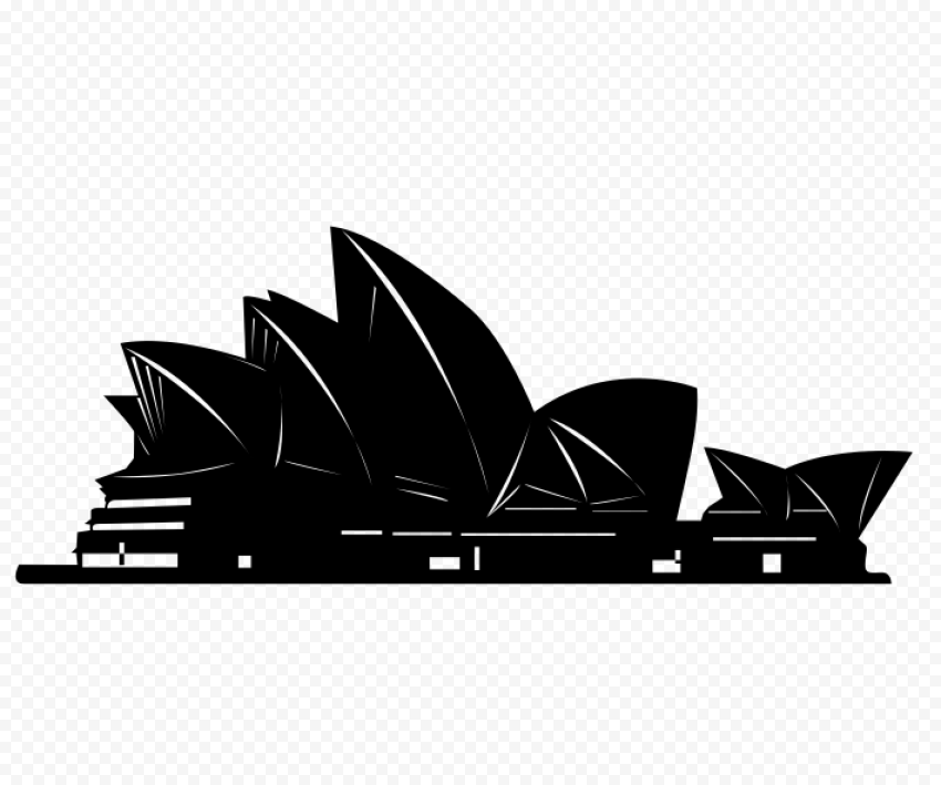 Opera House Sydney Black Icon PNG | Citypng