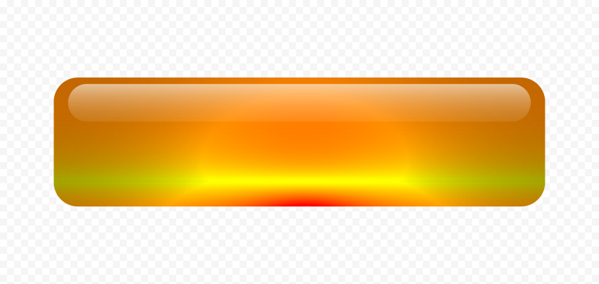 Orange Glossy Web Button HD PNG | Citypng