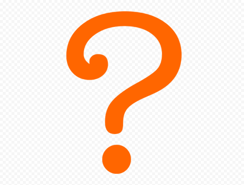 Orange Question Symbol Mark Icon PNG | Citypng