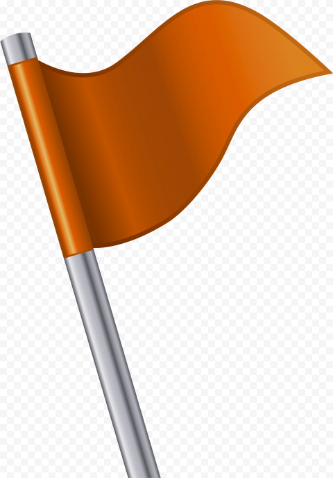 Orange Triangle Flag Illustration Image PNG | Citypng