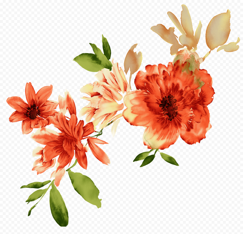 Watercolor Flowers Png Clipart | Best Flower Site