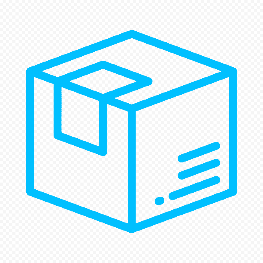 Package Delivery Blue Box Parcel Icon FREE PNG | Citypng