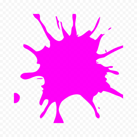 Paintball Pink Splash Splatter PNG | Citypng