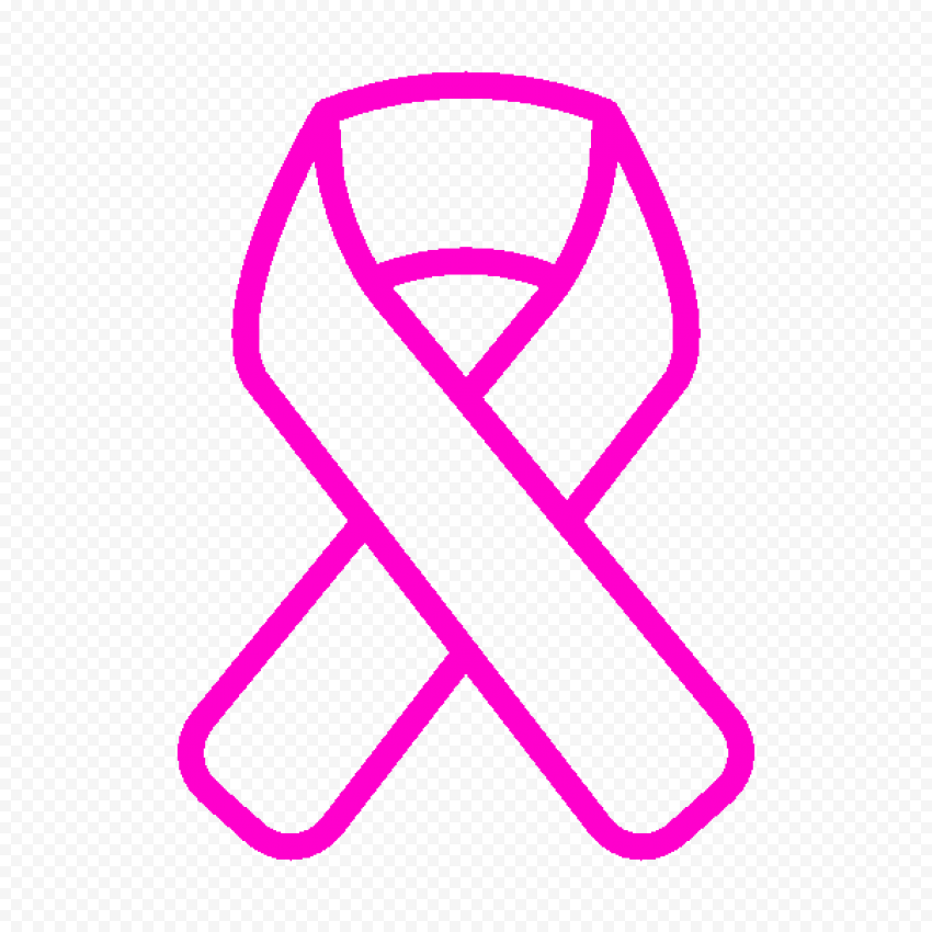 Pink Awareness Breast Cancer Ribbon Icon Transparent PNG | Citypng