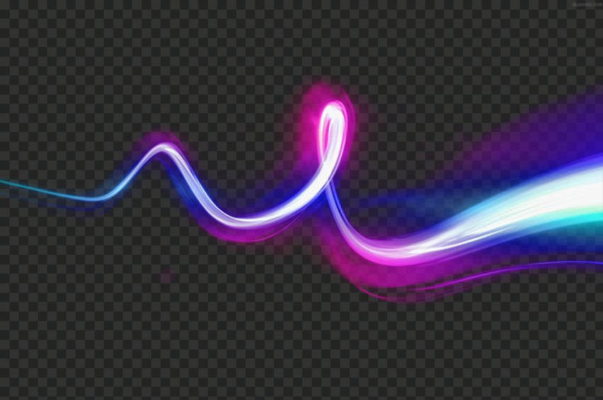 Pink & Blue Light Line Effect HD PNG | Citypng