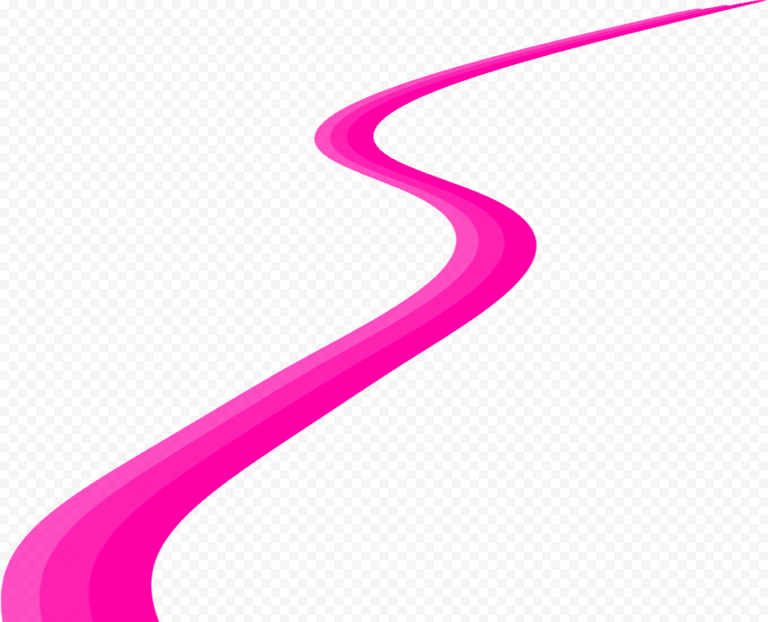 Pink Curved Curve Line PNG | Citypng