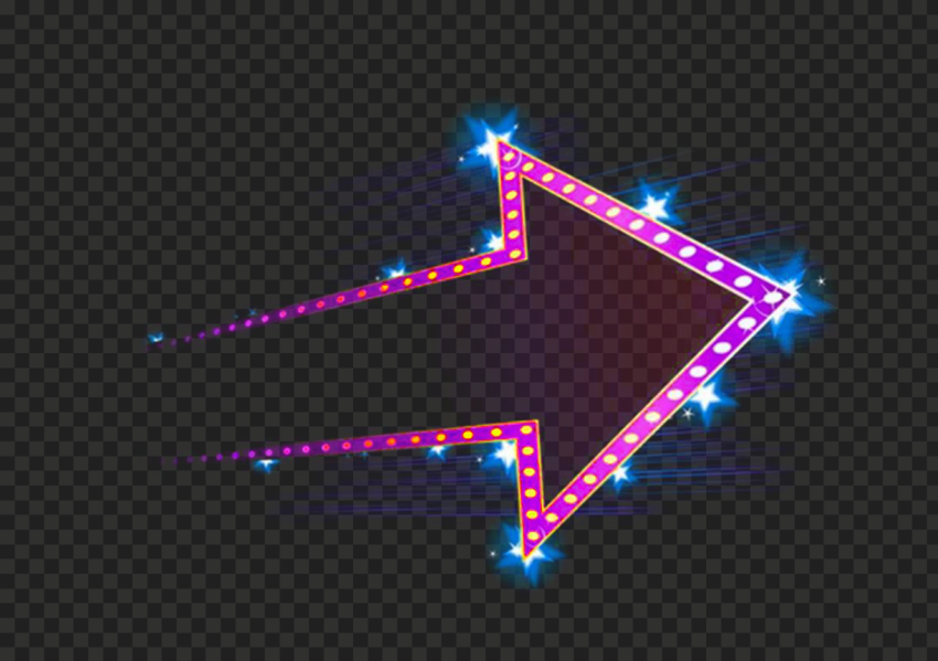 Pink Lighting Arrow Pointing Right HD PNG | Citypng