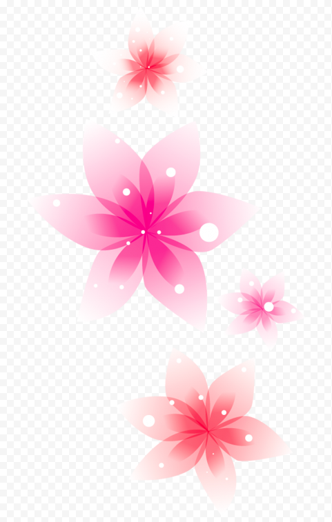 Pink Vector Flowers HD PNG | Citypng