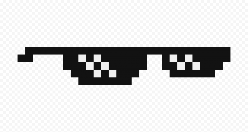 Pixelated Thug Life Goggles Sunglasses FREE PNG | Citypng