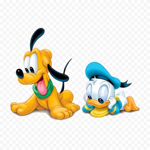 Pluto and Donald Duck Babies Illustration Characters | Citypng