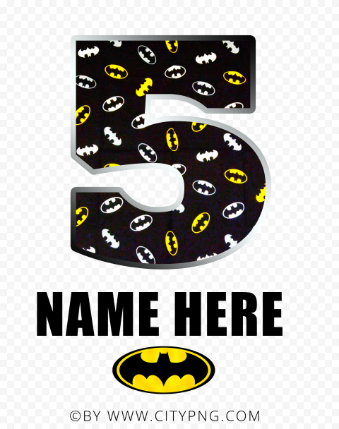 PNG Batman Number 5 | Citypng