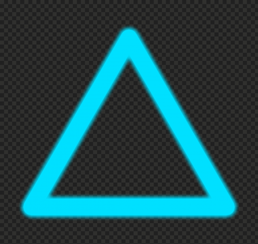 PNG Blue Glowing Triangle | Citypng