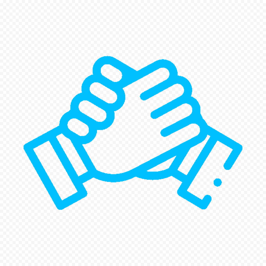 PNG Blue Soul Brother Handshake Icon | Citypng